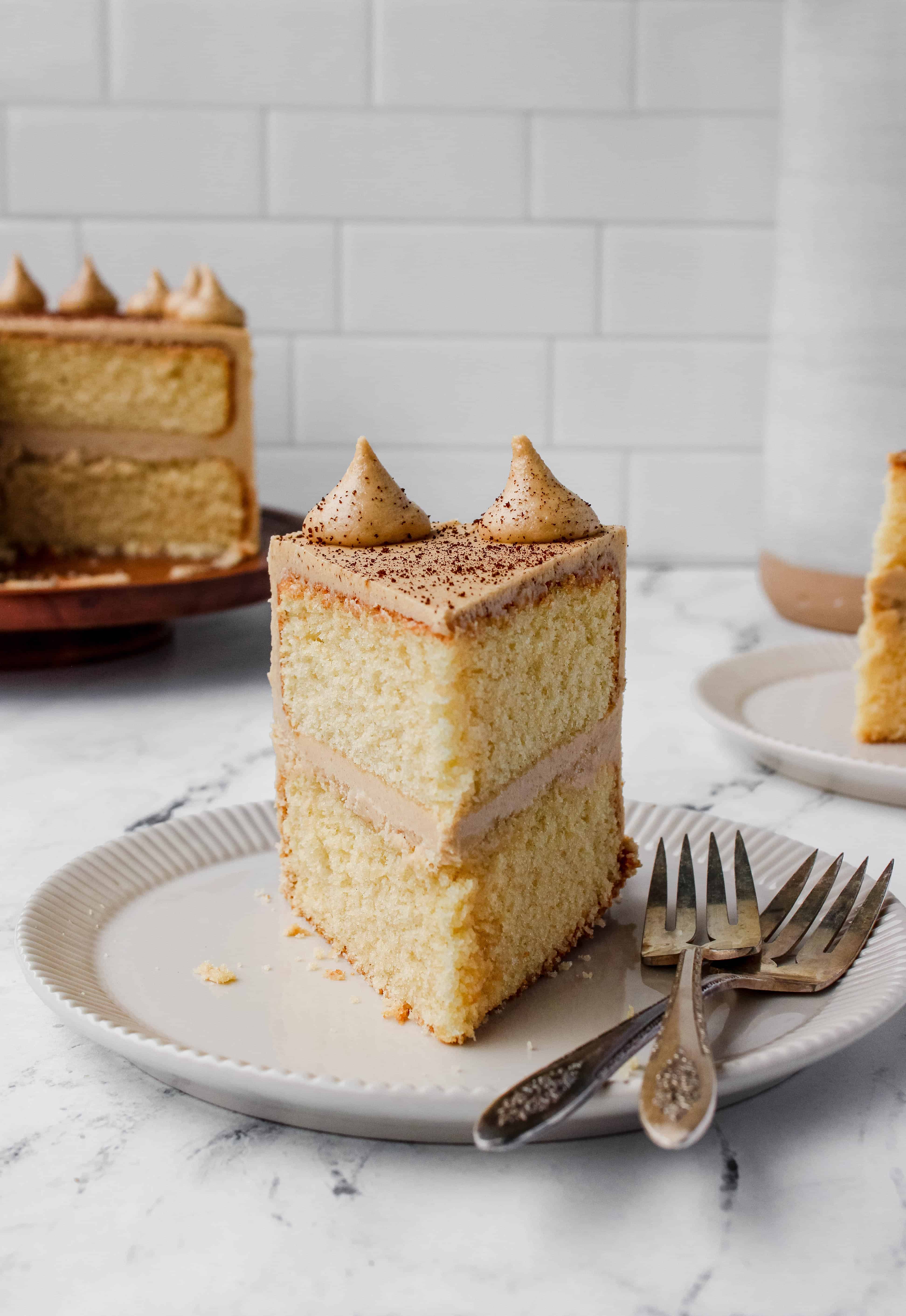 Caramel Macchiato Butter Cake - My Messy Kitchen