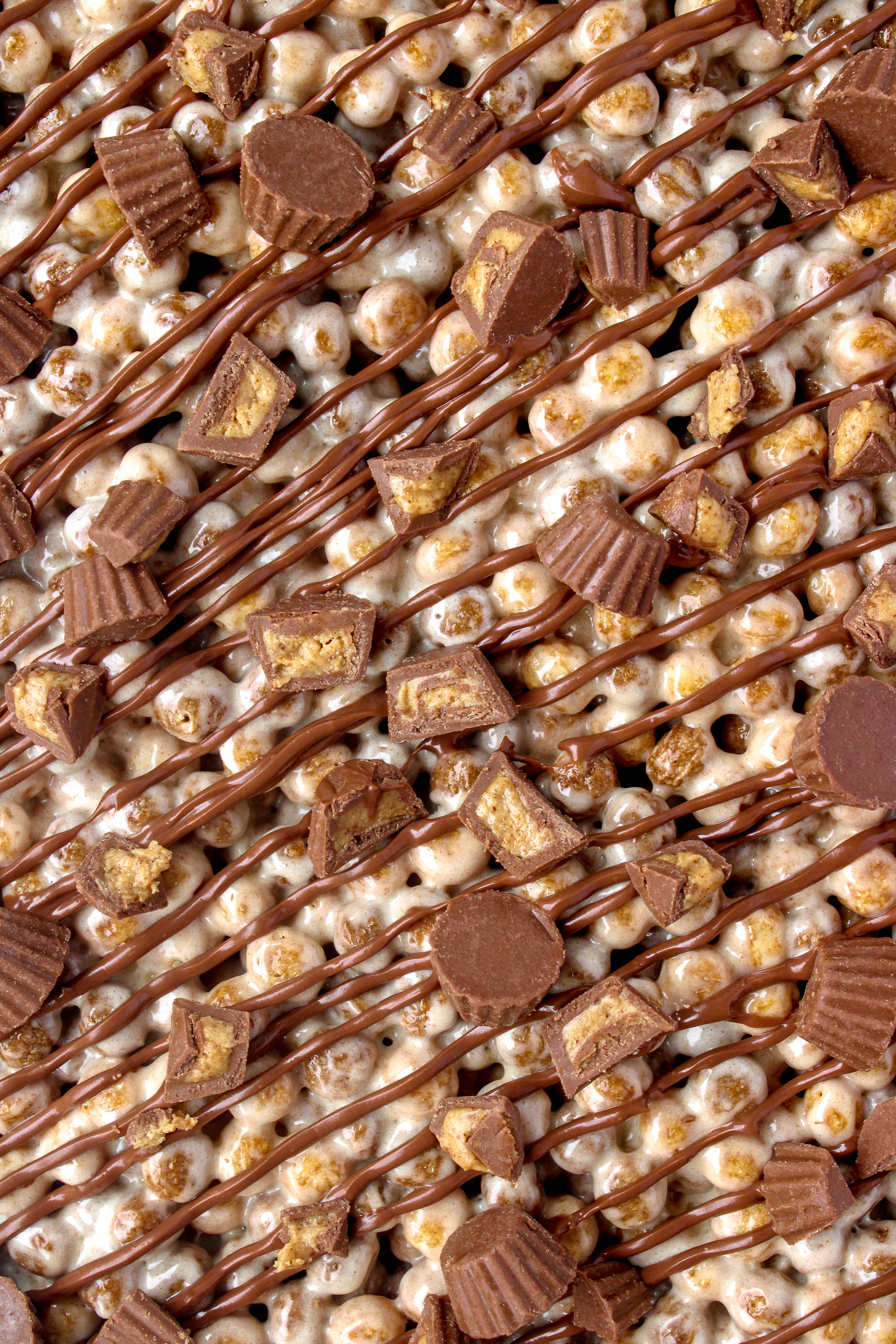 Reese's Puff Marshmallow Treats - My Messy Kitchen