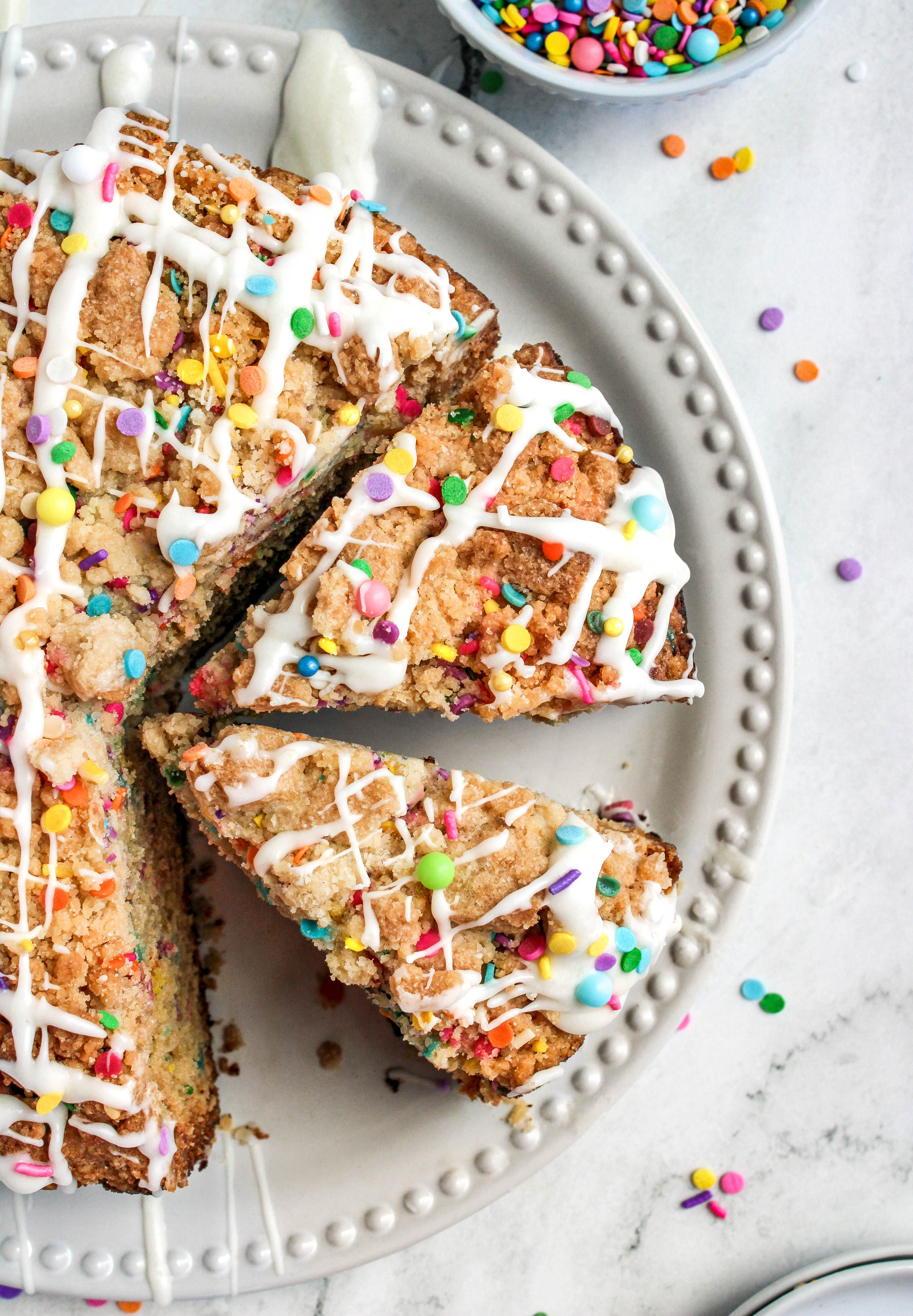 Confetti Coffee Cake - My Messy Kitchen
