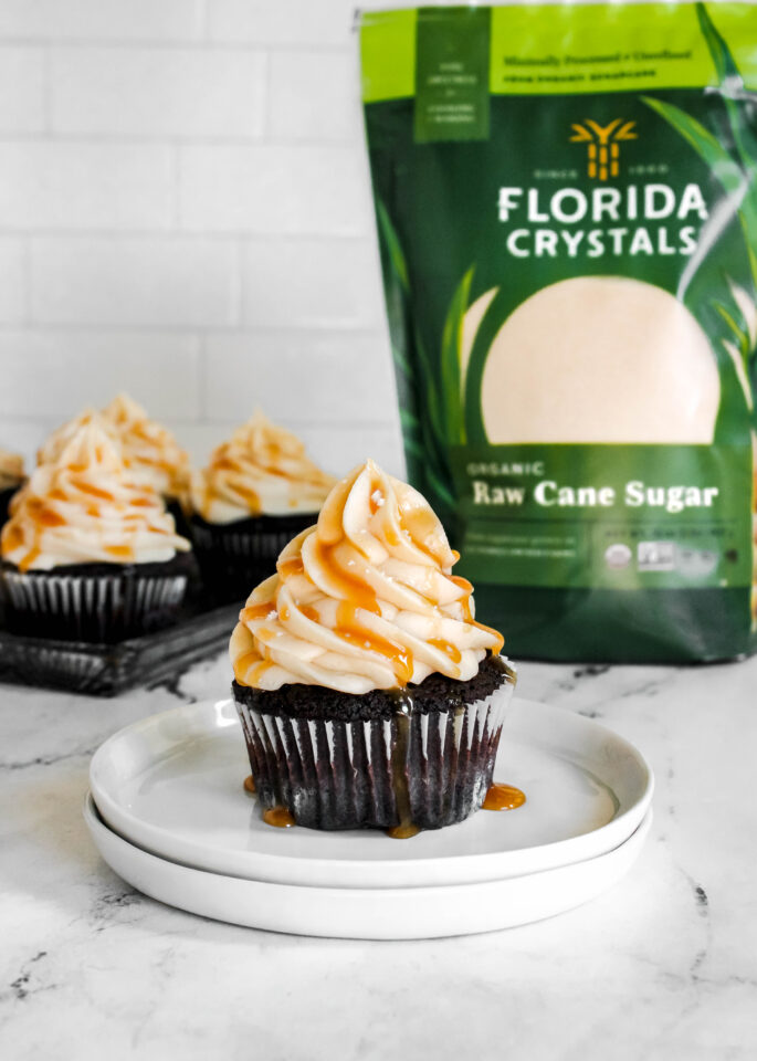 Salted Caramel Chocolate Cupcakes - My Messy Kitchen