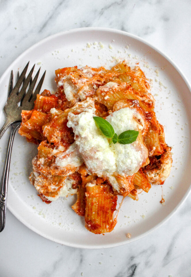 Lasagna Pasta Bake - My Messy Kitchen