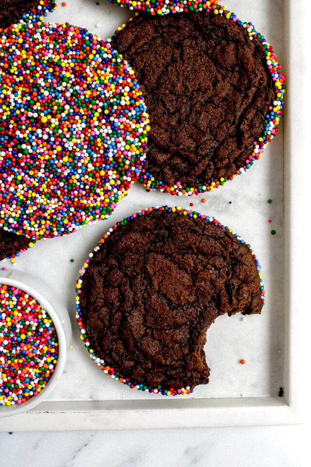 Nonpareil Cookies - My Messy Kitchen